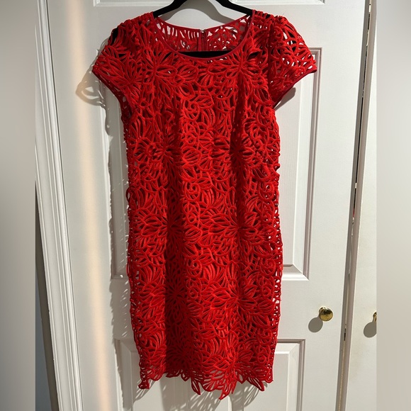 Milly | Dresses | Milly Red Dress Size 4 | Poshmark